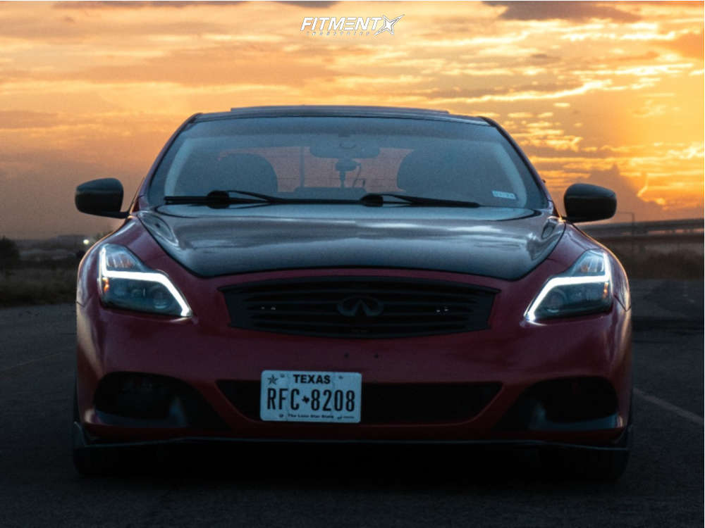 2010 INFINITI G37 Sport with 19x9.5 Kansei Astro and Hankook 245x45 on ...