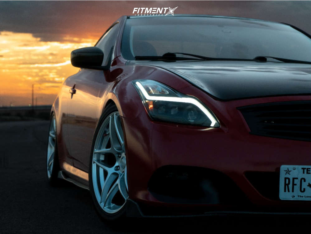 2010 INFINITI G37 Sport with 19x9.5 Kansei Astro and Hankook 245x45 on ...