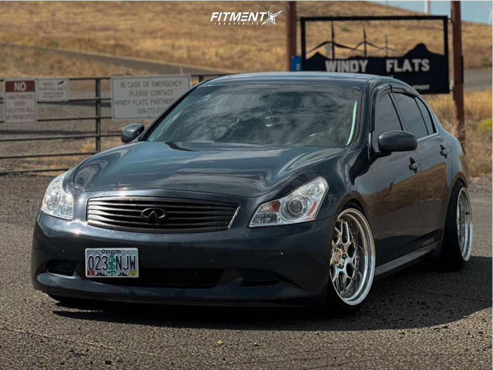 2007 INFINITI G35 Sport with 19x10.5 Aodhan Ds01 and Michelin 225x45 on ...