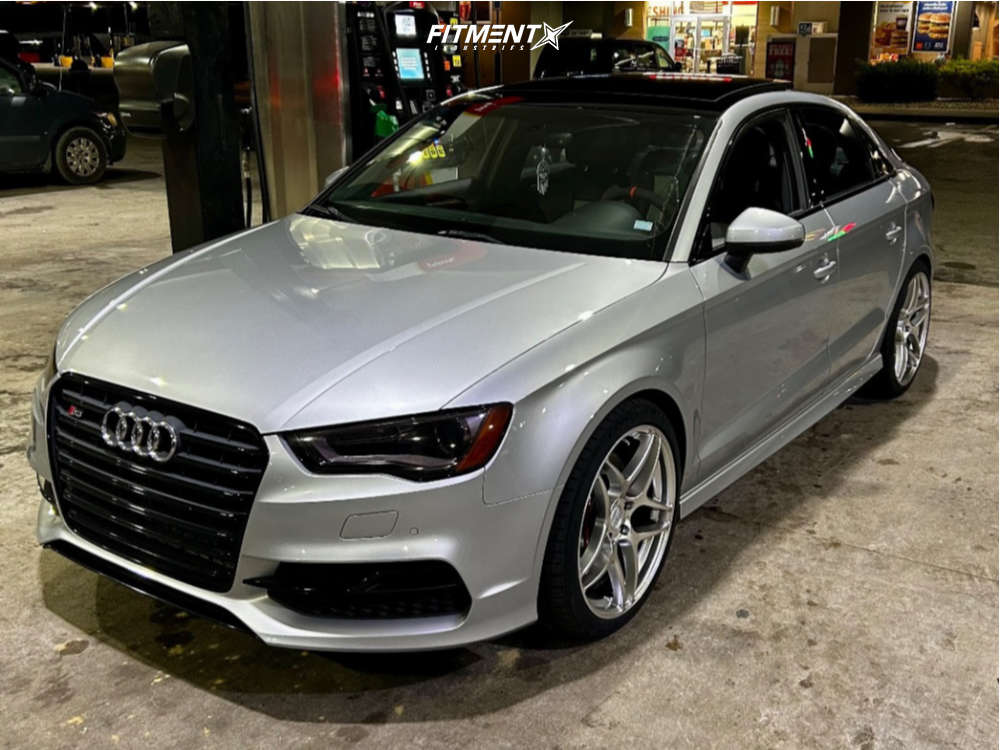 2016 Audi S3 Prestige with 19x8.5 Kansei Astro and Continental 245x35 ...