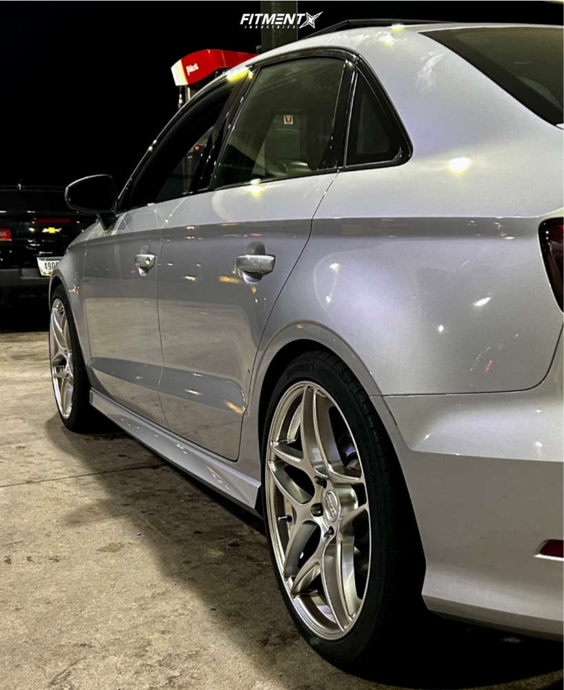 2016 Audi S3 Prestige with 19x8.5 Kansei Astro and Continental 245x35 ...