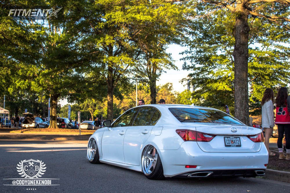 2014 Lexus GS350 F Sport with 20x9 Leon Hardiritt Ordens and Nankang 235x35 on Air Suspension ...