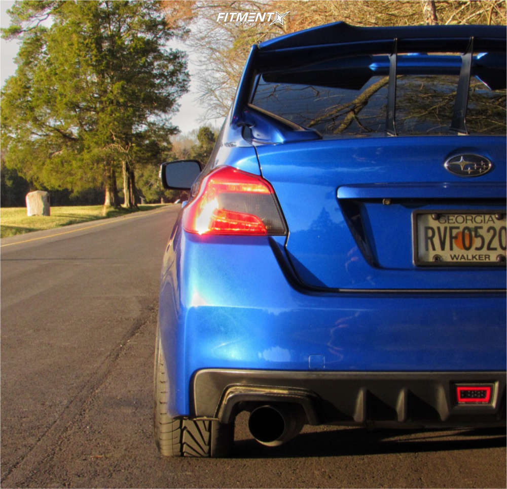 2015 Subaru WRX STI Limited with 19x9.5 Option Lab S718 and Nitto ...
