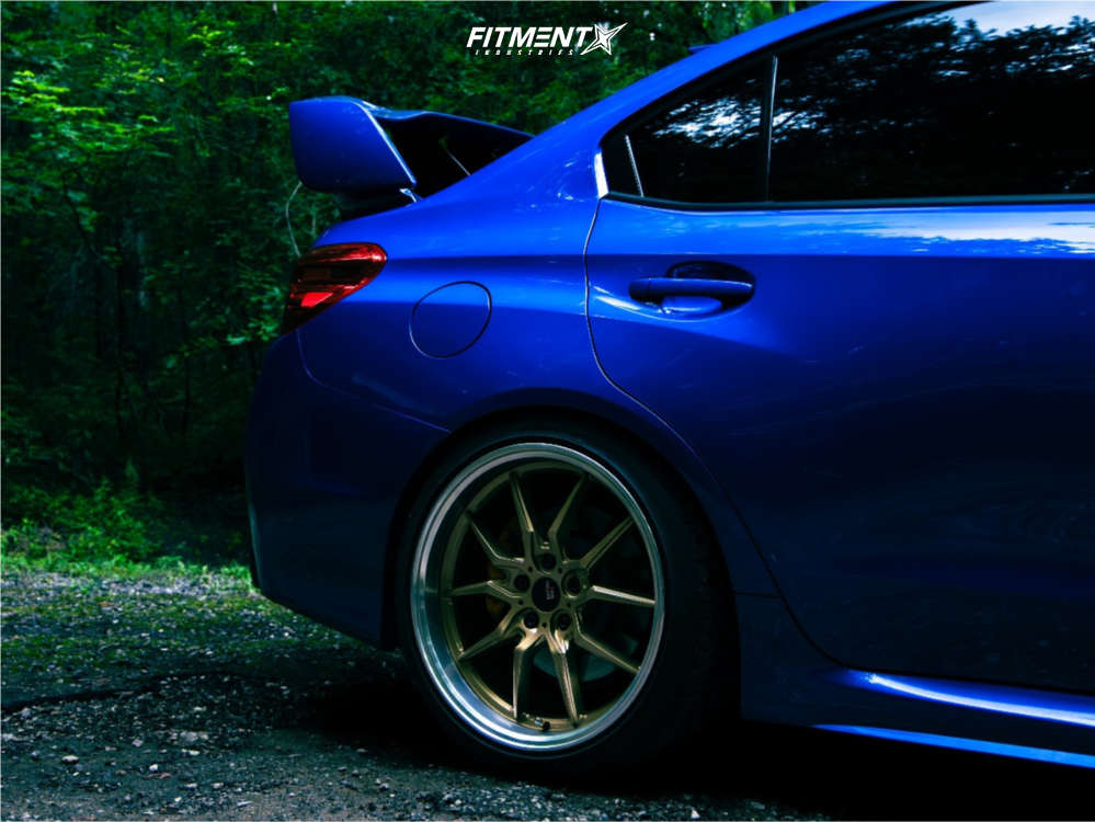 2015 Subaru WRX STI Limited with 19x9.5 Option Lab S718 and Nitto ...
