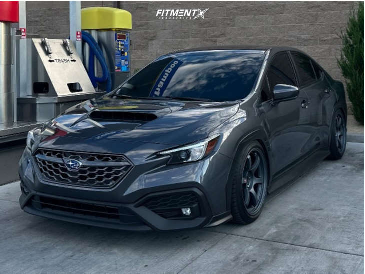 2022 Subaru WRX Premium with 18x9.5 Gram Lights 57dr and Dunlop 245x30 ...
