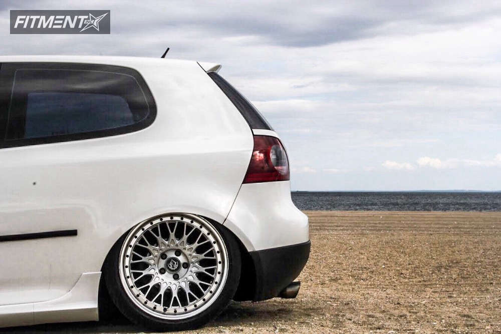 2007 Volkswagen Rabbit 2.5 with 18x8.5 VIP Modular VRC110 and Dunlop ...