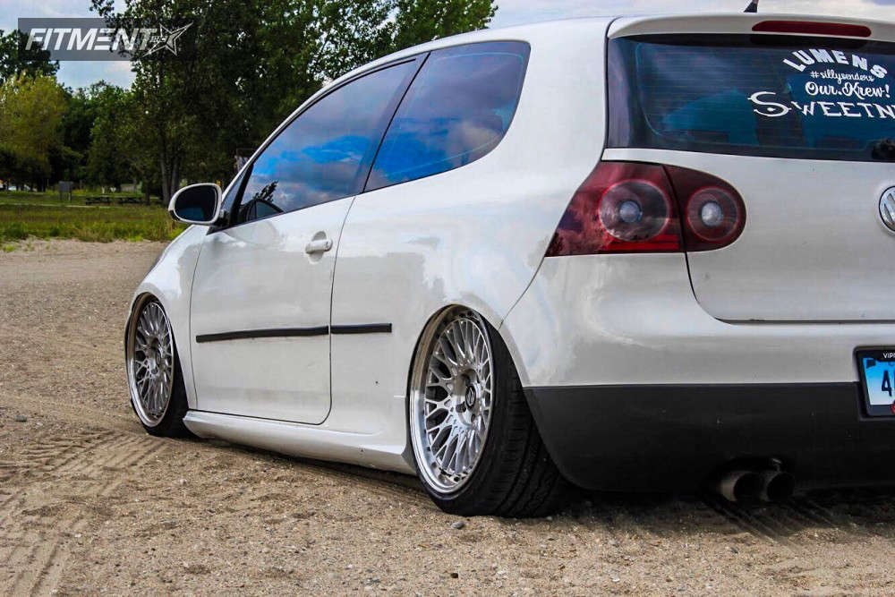 2007 Volkswagen Rabbit 2.5 with 18x8.5 VIP Modular VRC110 and Dunlop ...