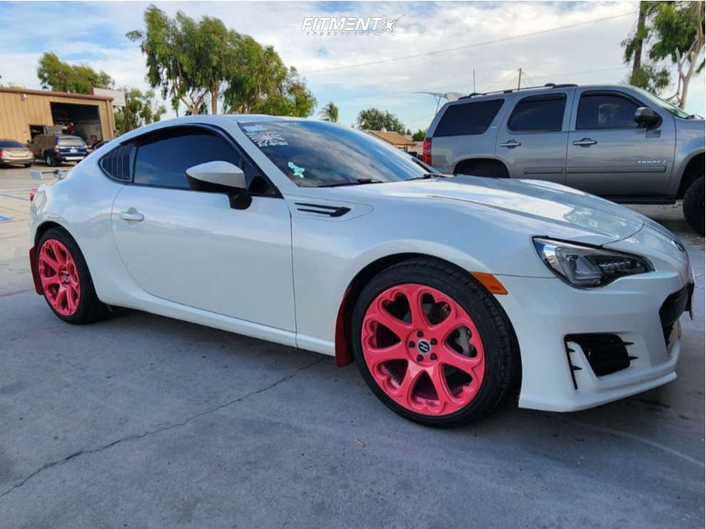 2017 Subaru BRZ Limited with 18x8.5 Heritage Kokoro Monoc and Lionhart ...
