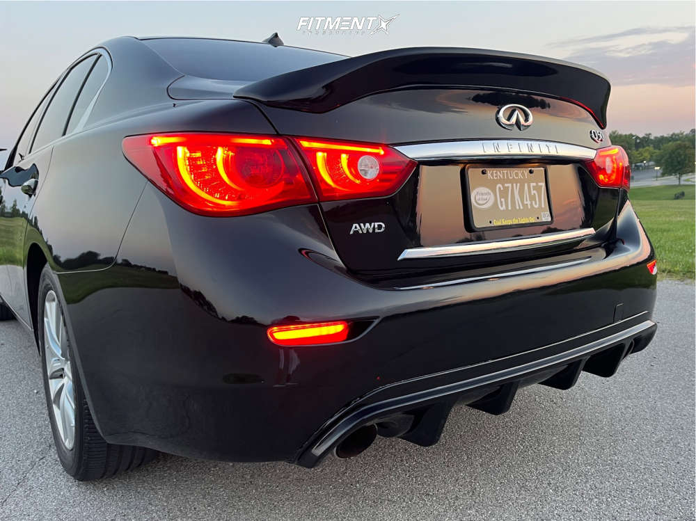 2014 INFINITI Q50 Premium with 19x9.5 Aodhan Aff7 and Radar 245x40 on ...