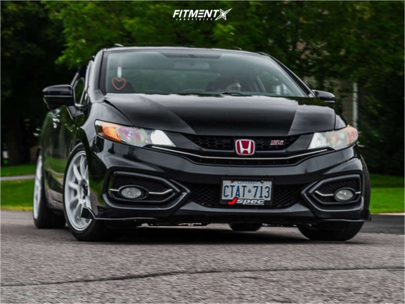 2015 Honda Civic Si with 18x8 Fast Wheels FC08 and Falken 225x45 on ...