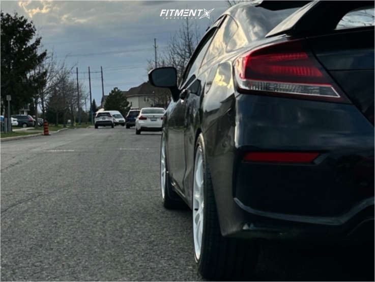 2015 Honda Civic Si with 18x8 Fast Wheels FC08 and Falken 225x45 on ...