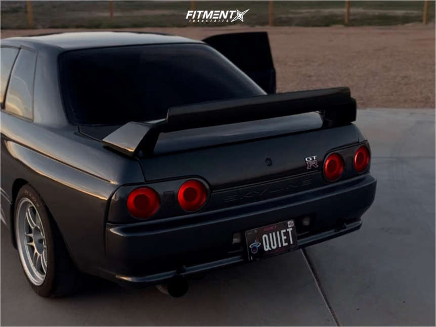 1990 Nissan GTR Base with 17x10 Enkei Rpf1 and Nitto 255x40 on ...