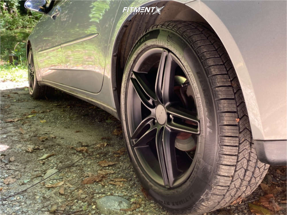 2007 Pontiac G6 Base with 17x7.5 Drag Dr73 and General 225x55 on Stock ...