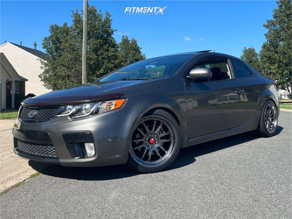 2013 Kia Forte Koup SX Luxury with 18x8.5 Aodhan Ah07 and Nitto 225x40 ...
