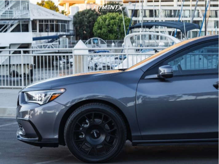 2020 Acura RLX Sport Hybrid SH-AWD with 19x8.5 Rotiform Tuf-r and ...