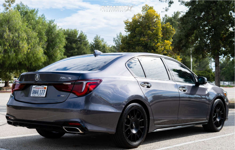 2020 Acura RLX Sport Hybrid SH-AWD with 19x8.5 Rotiform Tuf-r and Michelin 255x40 on Stock ...