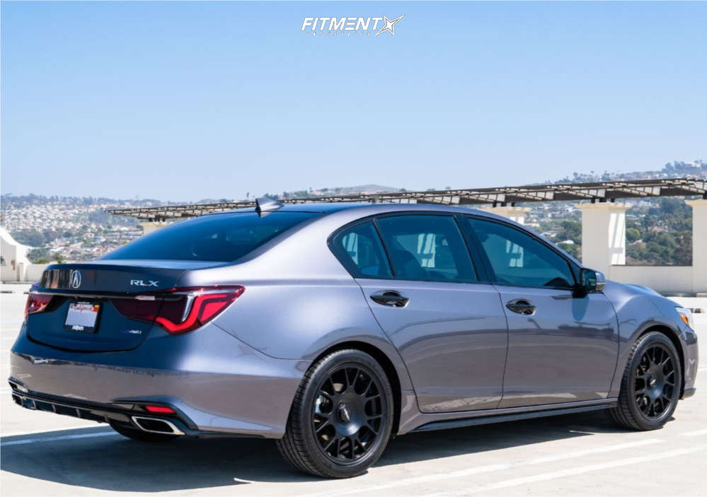 2020 Acura RLX Sport Hybrid SH-AWD with 19x8.5 Rotiform Tuf-r and Michelin 255x40 on Stock ...