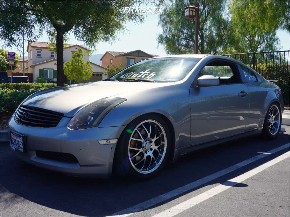 2004 INFINITI G35 Base with 18x7.5 HD Msr and Neoterra 235x45 on ...