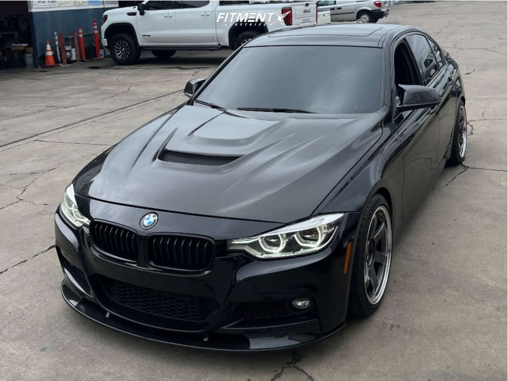 2016 BMW 340i Base with 18x9.5 Volk Te37 Saga Sl and Michelin 255x35 on ...