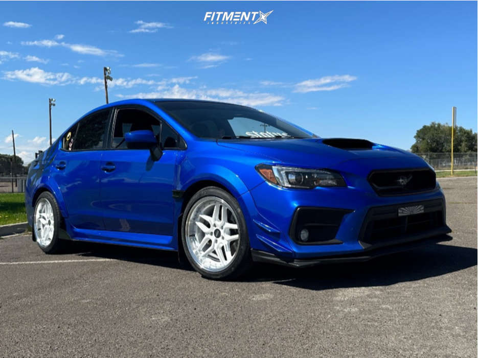 2020 Subaru WRX Limited with 18x9.5 ESR Cs15 and Falken 245x40 on Stock ...
