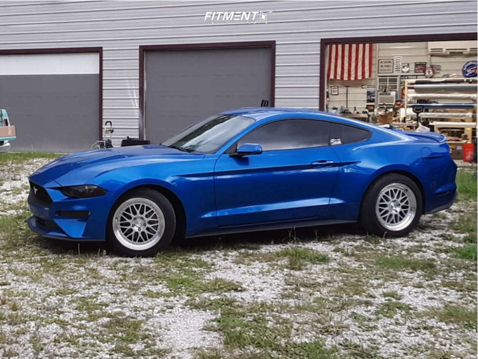 2019 Ford Mustang EcoBoost with 18x8.5 Aodhan Ah02 and Goodyear 255x40 ...