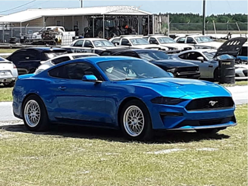 2019 Ford Mustang EcoBoost with 18x8.5 Aodhan Ah02 and Goodyear 255x40 ...