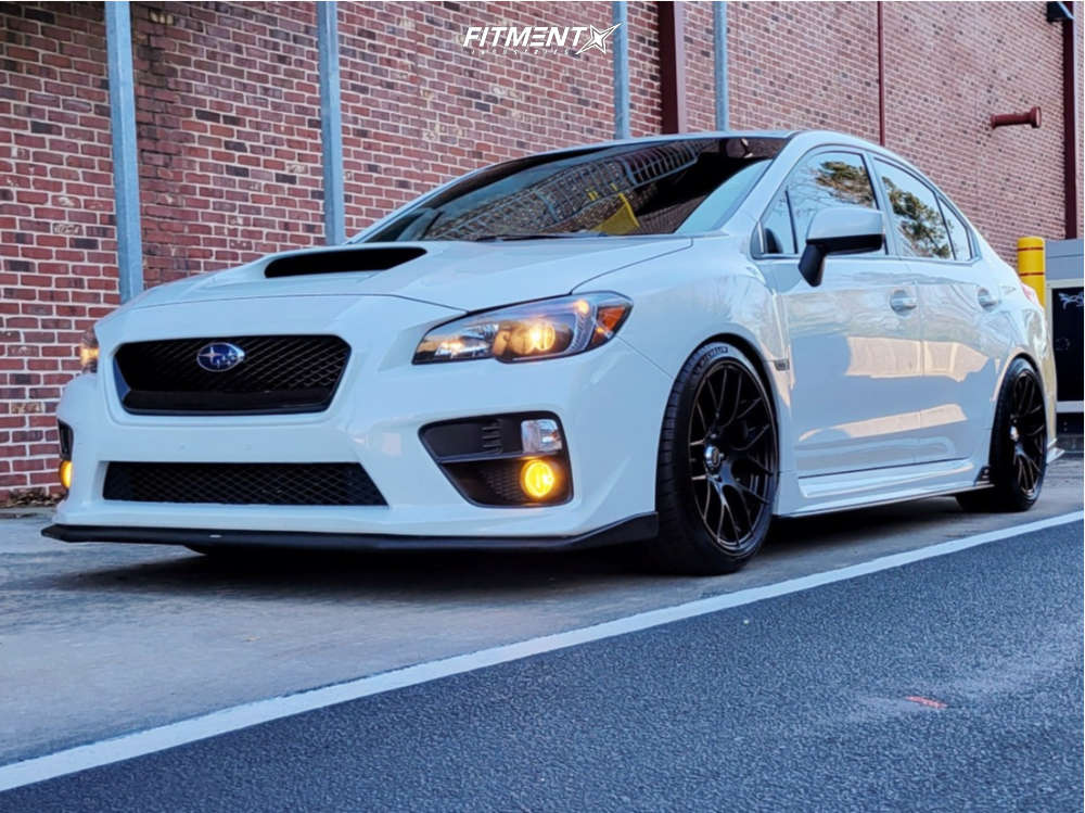 2017 Subaru WRX Premium with 18x9.5 Enkei Raijin and Michelin 255x35 on ...