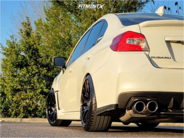 2017 Subaru WRX Premium with 18x9.5 Enkei Raijin and Michelin 255x35 on ...