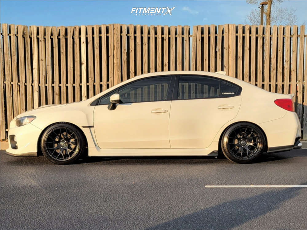 2017 Subaru WRX Premium with 18x9.5 Enkei Raijin and Michelin 255x35 on ...