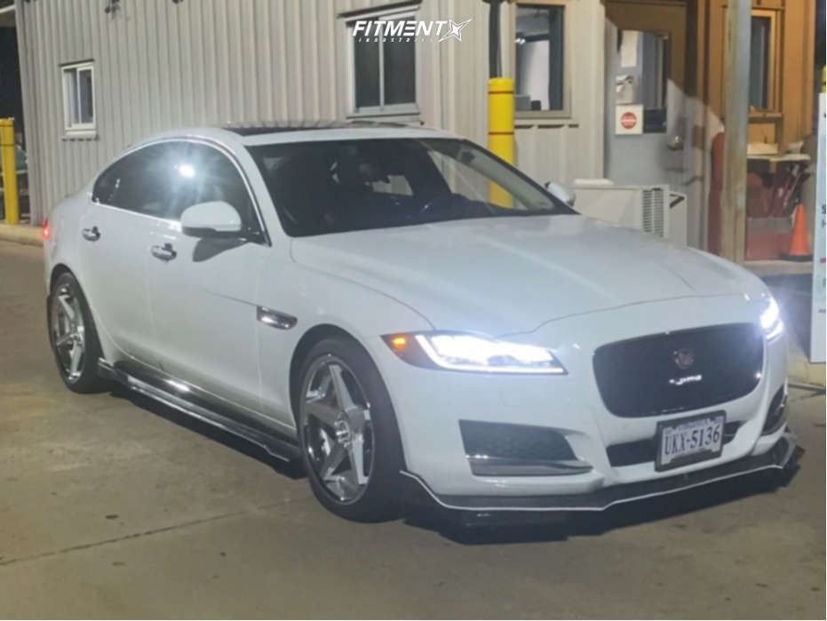 2017 Jaguar XF Prestige with 20x9 Ferrada Fr3 and Michelin 255x55 on ...