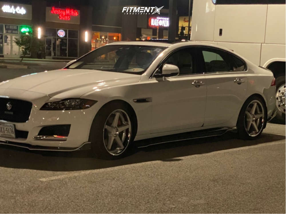 2017 Jaguar XF Prestige with 20x9 Ferrada Fr3 and Michelin 255x55 on ...