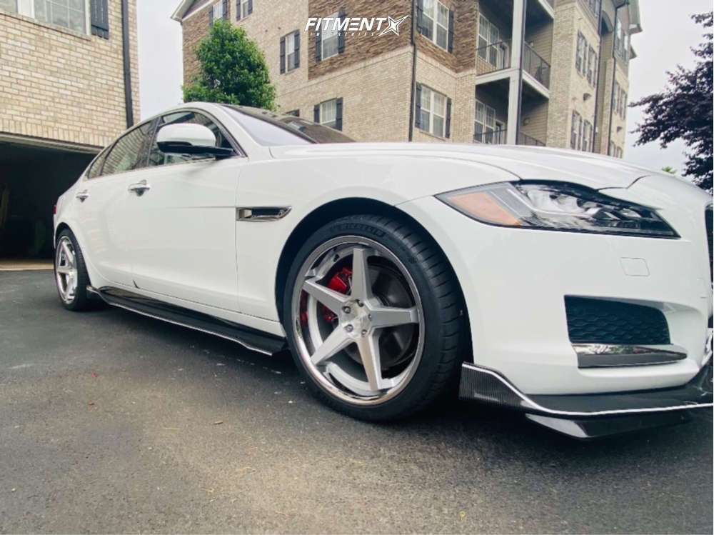 2017 Jaguar XF Prestige with 20x9 Ferrada Fr3 and Michelin 255x55 on ...
