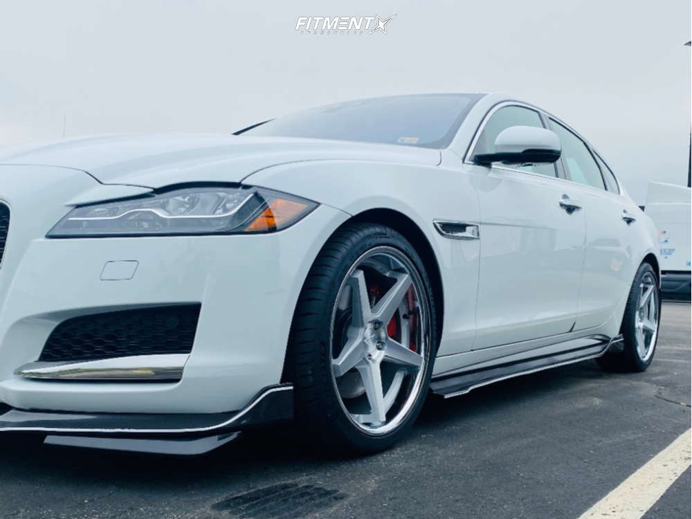 2017 Jaguar XF Prestige with 20x9 Ferrada Fr3 and Michelin 255x55 on ...