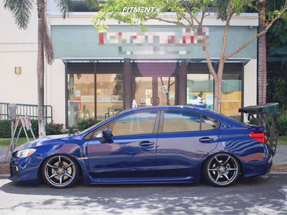 2021 Subaru WRX Base with 18x9.5 Kansei Tandem and Delinte 215x35 on ...