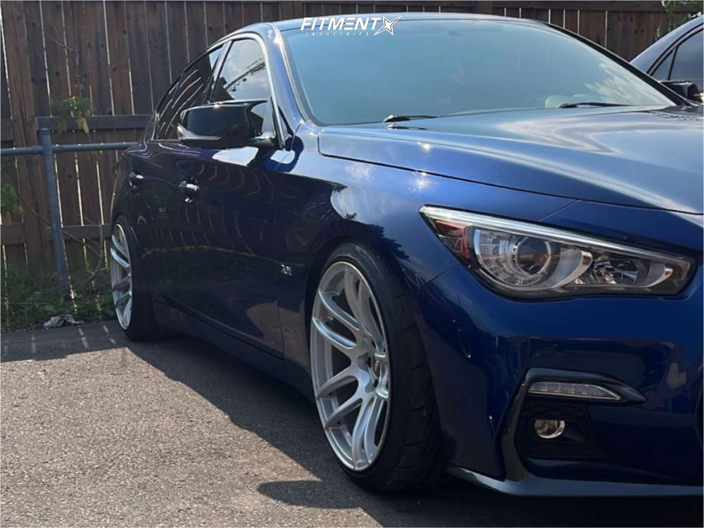 2018 INFINITI Q50 Sport with 19x10.5 ESR Cs8 and Firestone 255x35 on ...