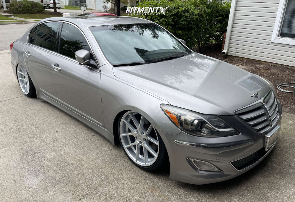 2012 Hyundai Genesis 5.0 R-Spec with 20x9 Aodhan Aff3 and Lexani 245x35 ...