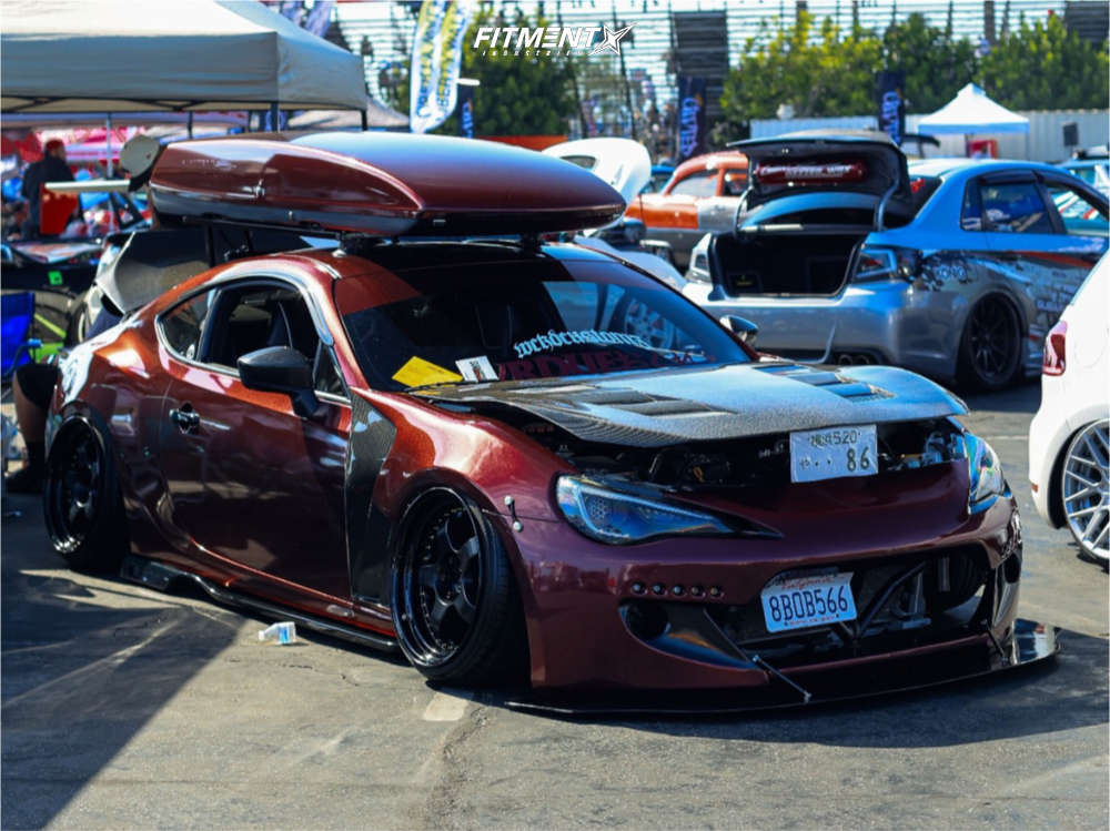 2017 Toyota 86 Base with 18x10 Work Meister S1 3p and Lexani 215x35 on ...