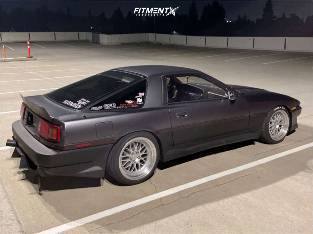 1987 Toyota Supra Turbo with 18x9.5 ESR Sr01 and Falken 235x40 on ...