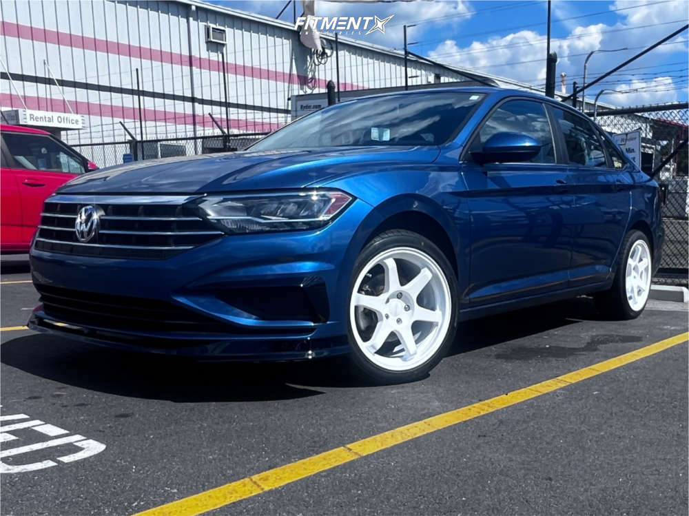 2019 Volkswagen Jetta S with 18x8.5 9SiX9 Six-1 and Vercelli 235x40 on ...