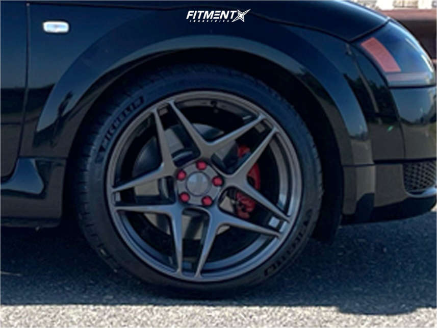 2002 Audi TT Base with 18x9 Kansei Astro and Michelin 245x35 on Stock ...