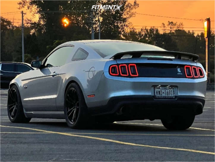 2012 Ford Mustang GT with 19x10 American Racing Mach Five and Nitto ...