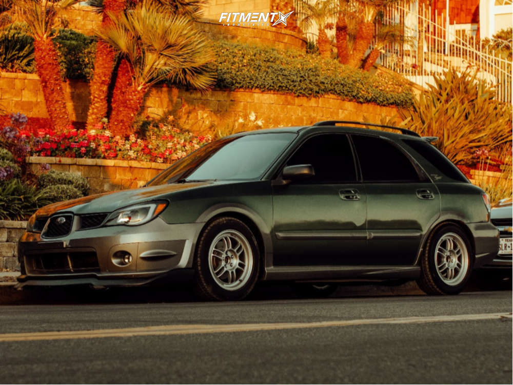 2006 Subaru Impreza Outback Sport with 16x7 Enkei Rpf1 and Falken ...