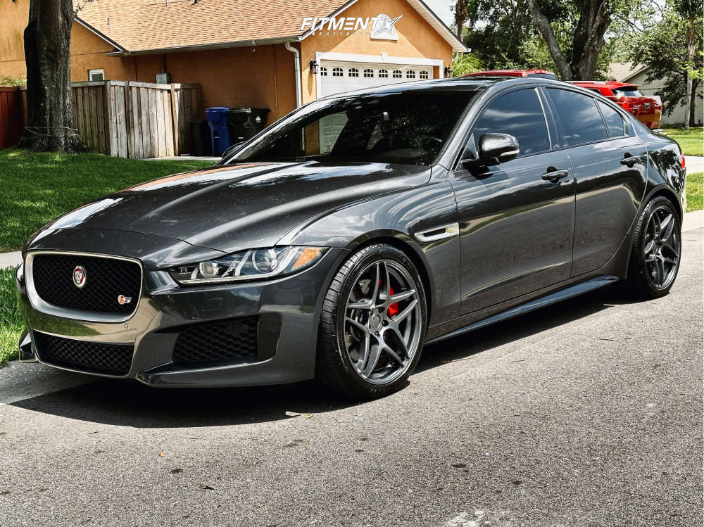 2018 Jaguar XE S with 19x8.5 Kansei Astro and Nitto 255x35 on Stock ...