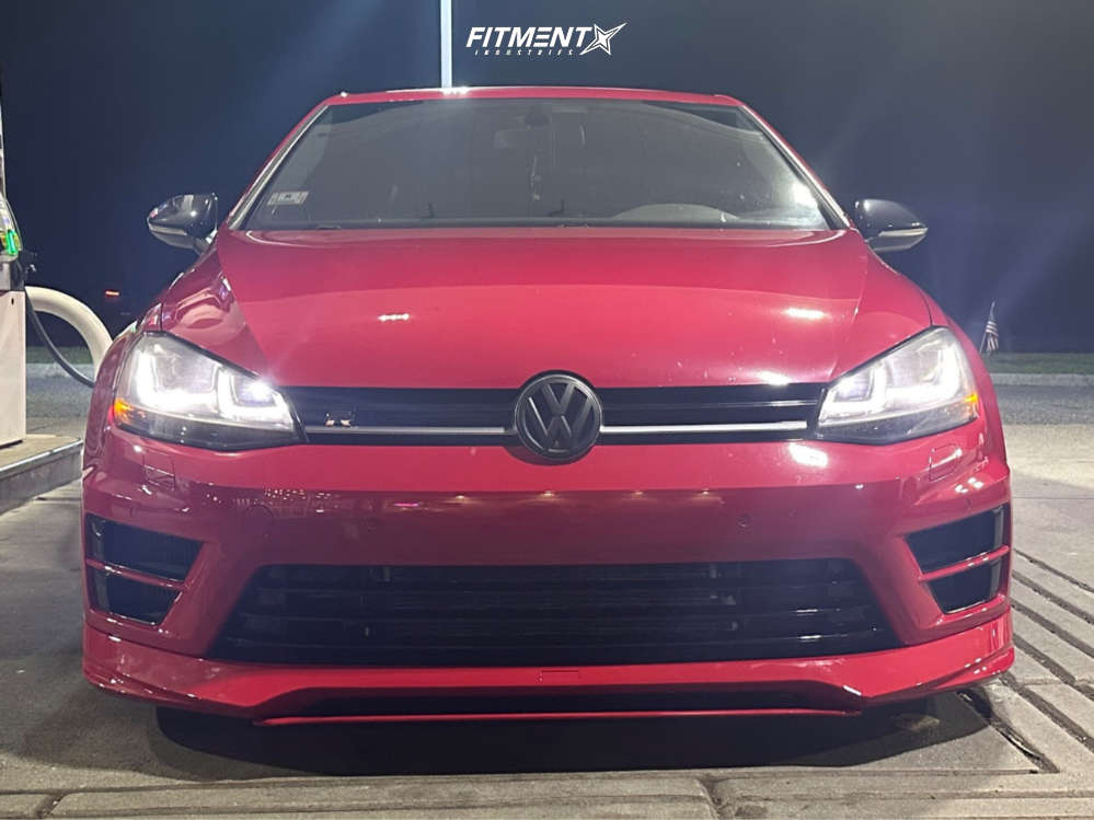 2015 Volkswagen Golf R Base with 17x8 Enkei TS10 and Continental 245x45 ...