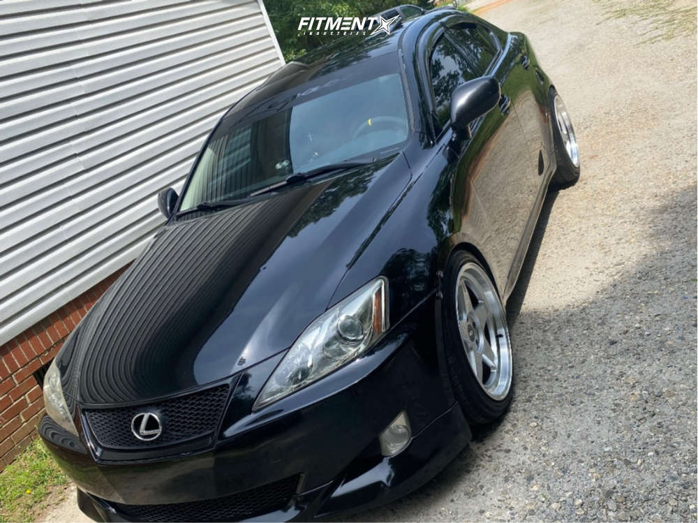 2007 Lexus IS250 Base with 18x9.5 ESR Cr5 and Vercelli 235x40 on ...