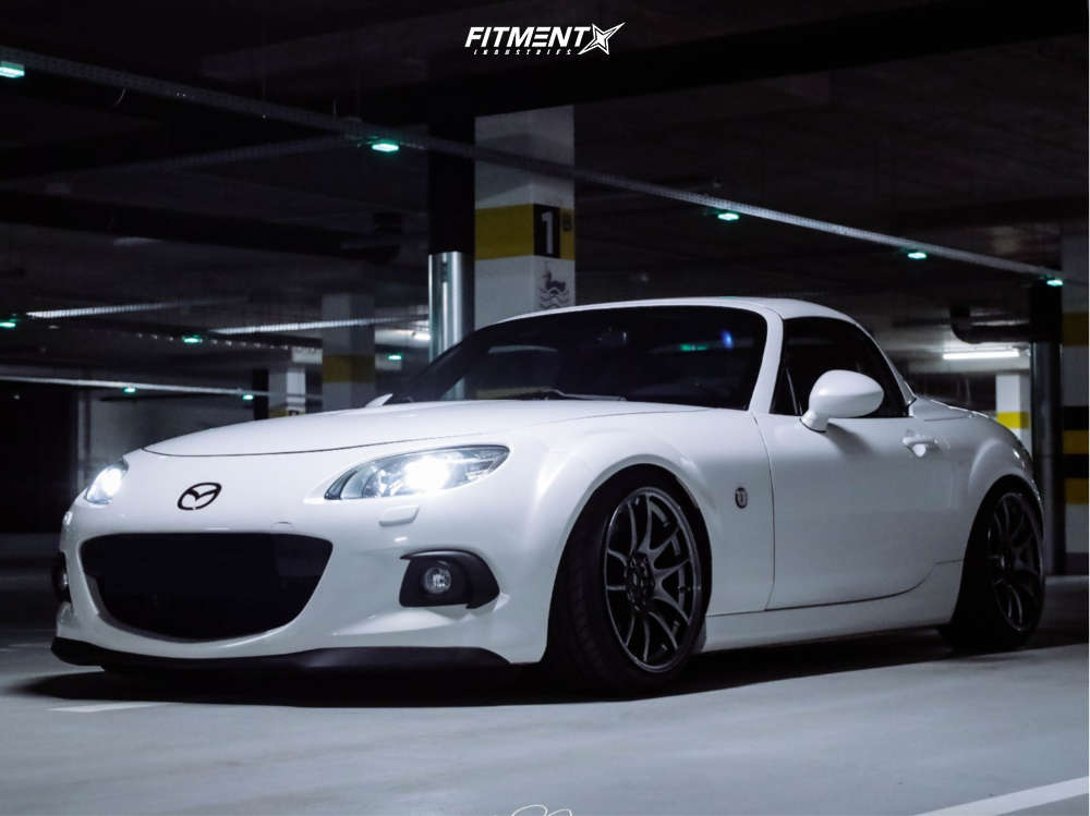 2011 Mazda MX-5 Miata Sport with 17x9 Work Emotion CR Kiwami and ...