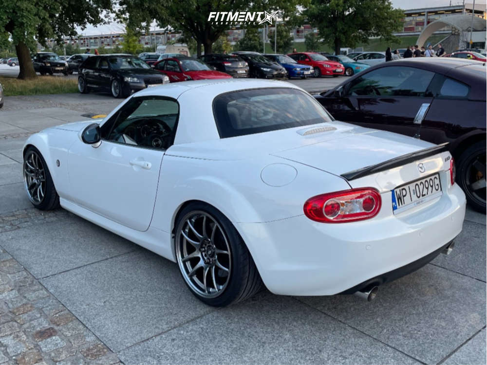 2011 Mazda MX-5 Miata Sport with 17x9 Work Emotion CR Kiwami and ...