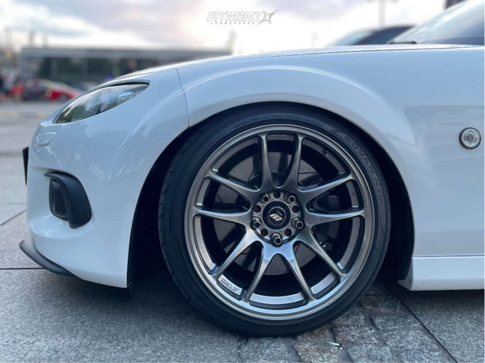 2011 Mazda MX-5 Miata Sport with 17x9 Work Emotion CR Kiwami and ...