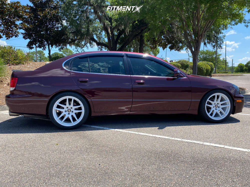2001 Lexus GS300 Base with 19x8.5 ESR Cs8 and General 245x40 on ...