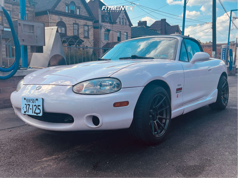 1999 Mazda Miata Base with 15x8 Advanti Racing Storm S1 and Continental ...